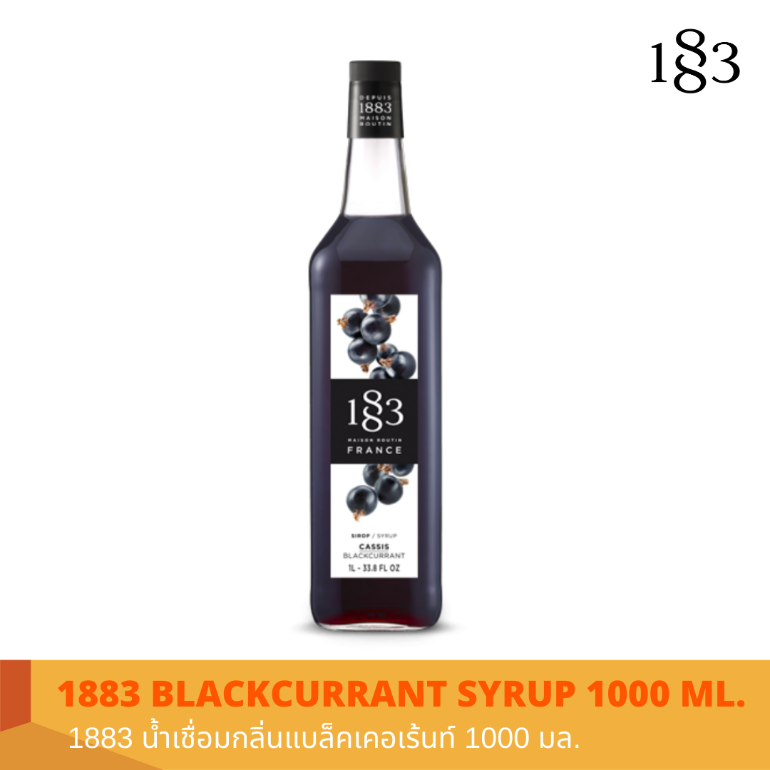 1883 BLACKCURRANT FLAVORED SYRUP 1000 ml. | LINE SHOPPING