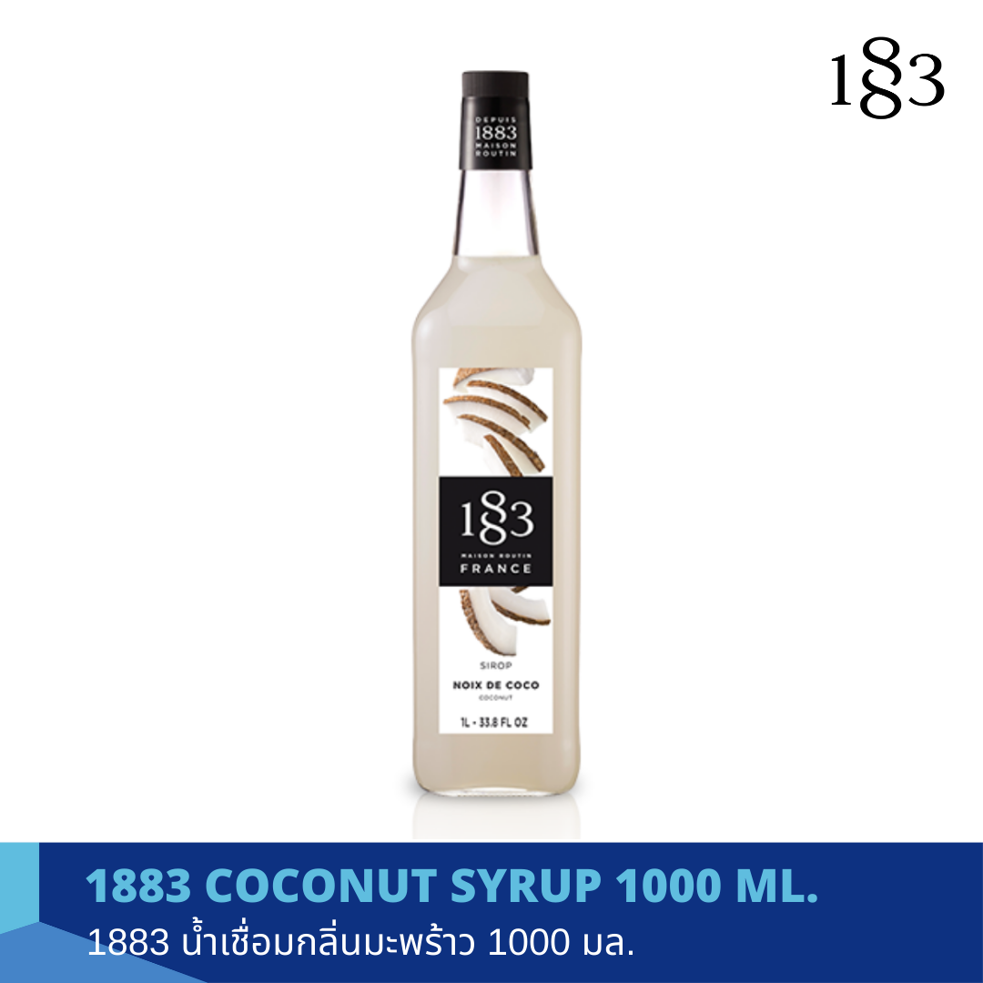 1883 COCONUT FLAVORED SYRUP 1000 ml. | LINE SHOPPING