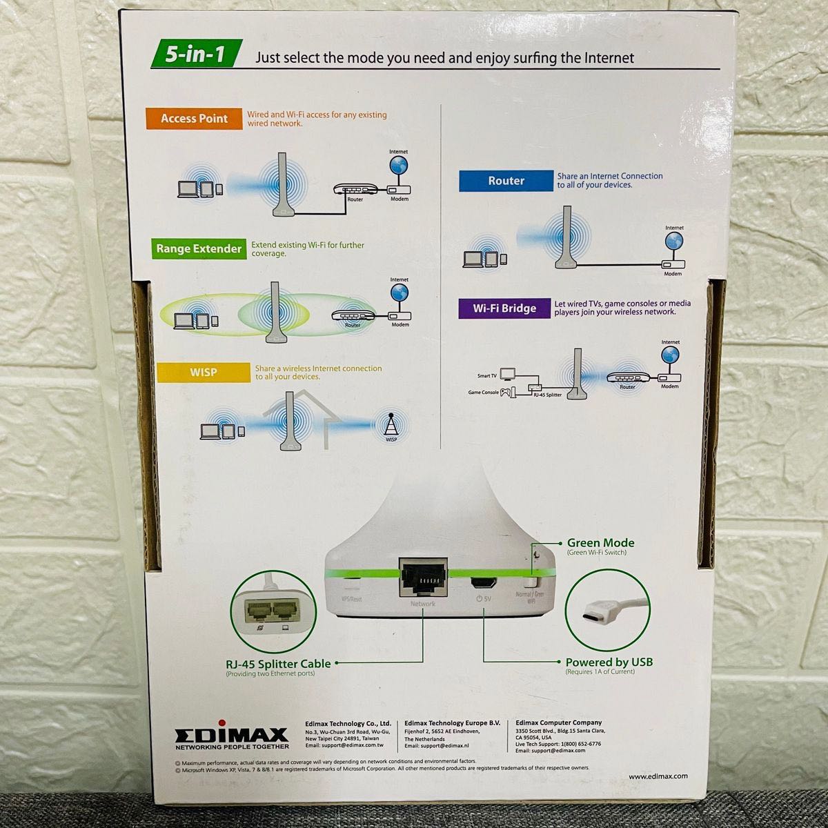 Edimax AC600 Multi-Function Dual-Band Wi-Fi Router รุ่น BR-6288ACL(สี ...