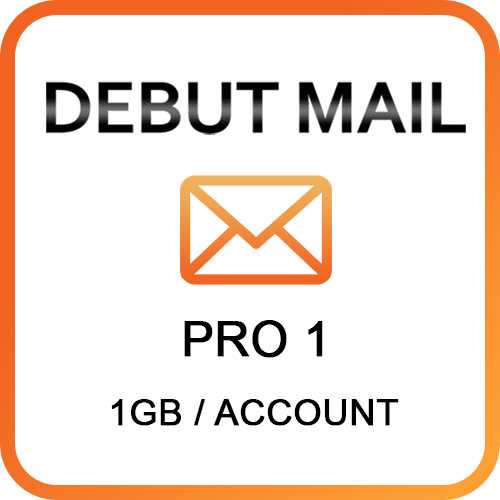 Debut Mail Pro 1 ( 1 GB/Account ) | LINE SHOPPING