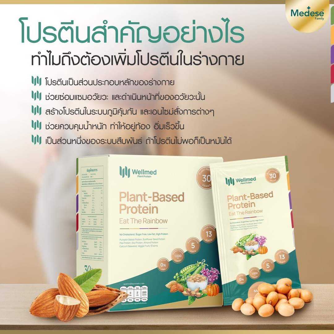 Wellmed plant based protein 👉 โปรตีนพืช | LINE SHOPPING