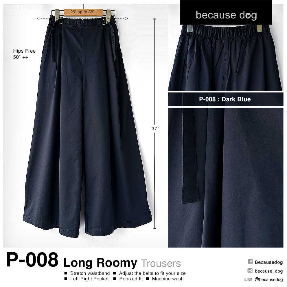P-008 : Dark Blue ผ้าคอตตอนสีน้ำเงินเข้ม ผ้าไม่แข็งค่ะ ใส่สบาย | LINE SHOPPING