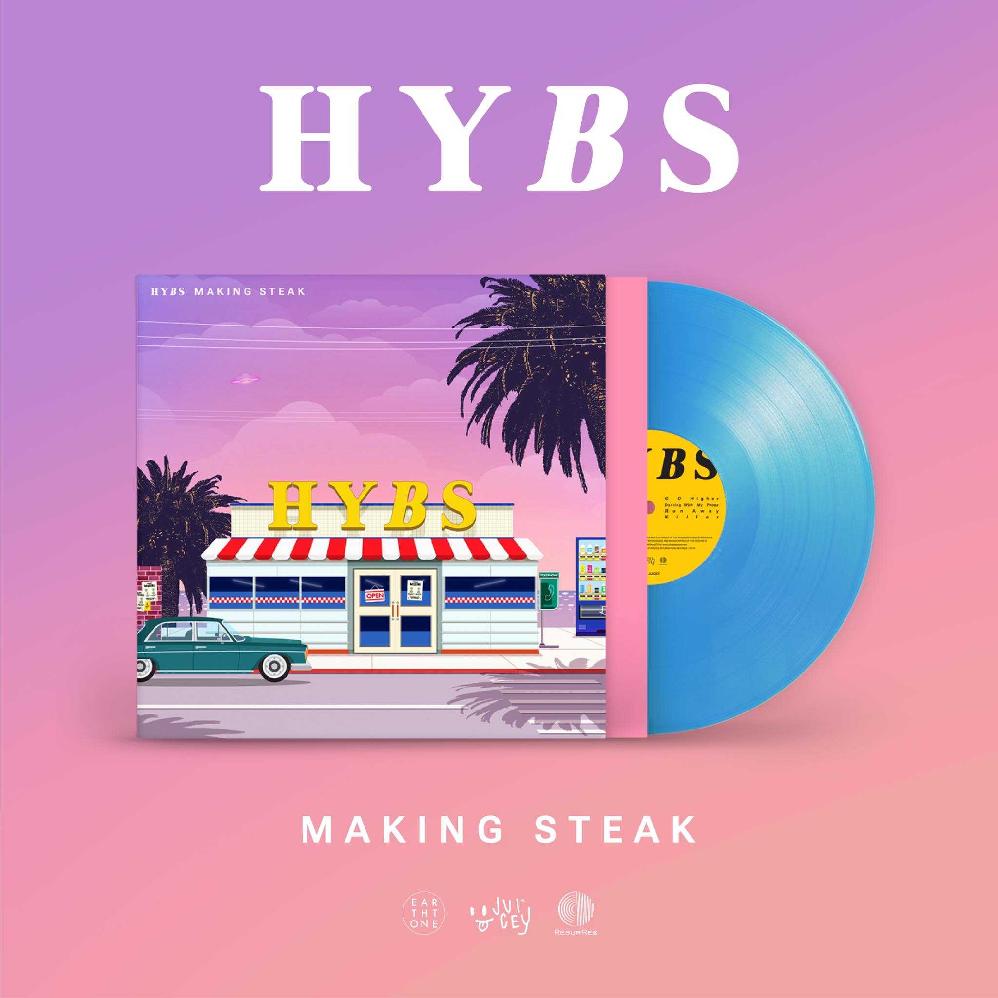 แผ่นเสียง HYBS อัลบั้ม Making Steak , HYBS Vinyl 🍤🦐 | LINE SHOPPING
