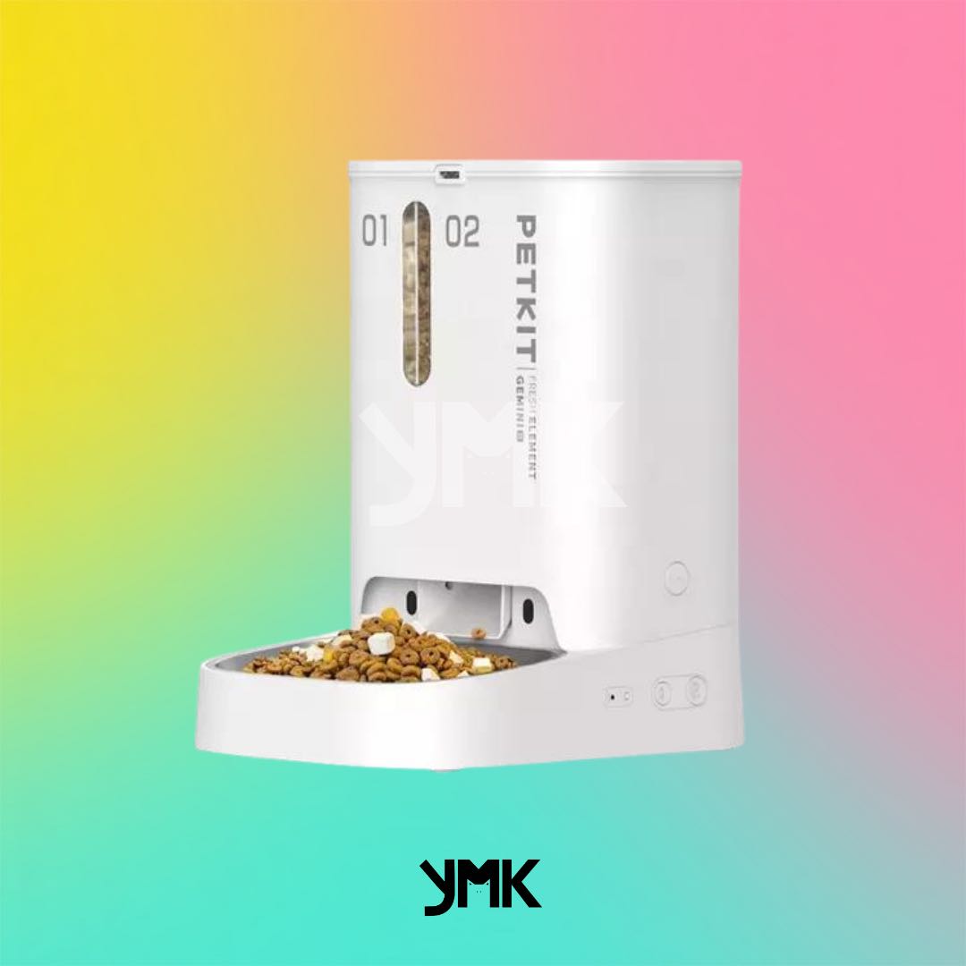 PETKIT Fresh Element Gemini เครื่องให้อาหารสัตว์เลี้ยงแบบผสมอาหาร 2 แบบ ...