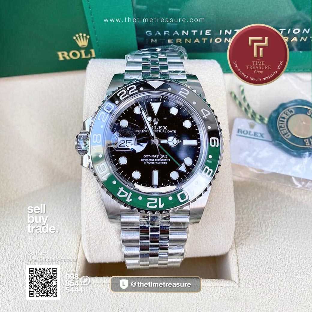 Rolex GMT-Master II Sprite Jubilee Steel 40 mm. 126720VTNR Brand New ...