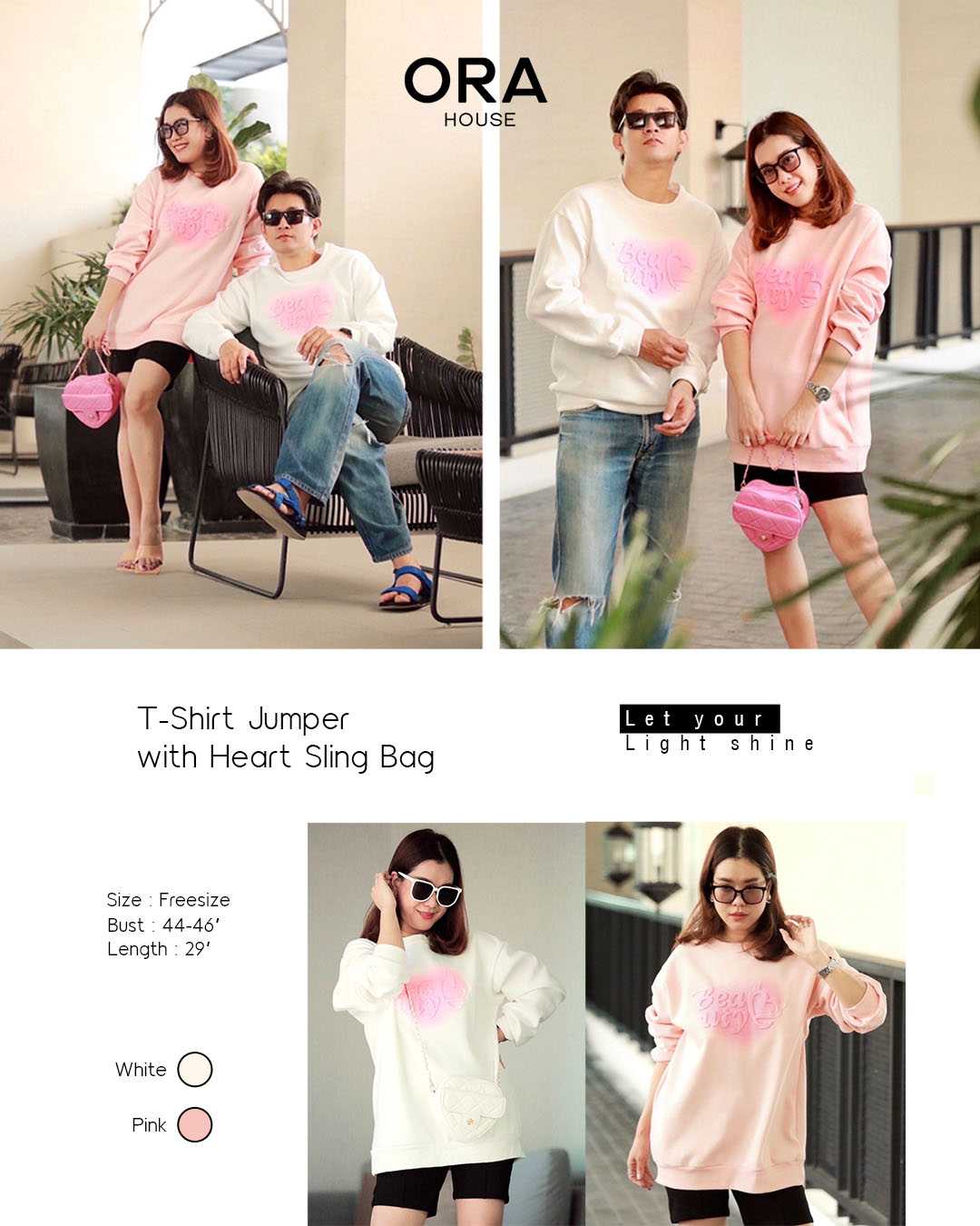 ORA HOUSE Valentine's Day Collection Pink | LINE SHOPPING