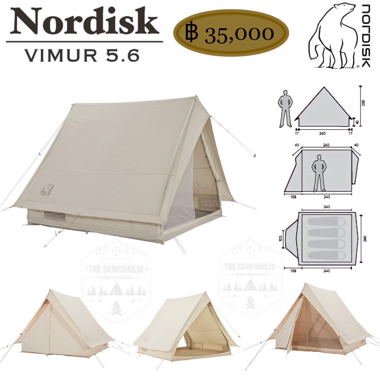 Nordisk Vimur 5.6 With Steel Poles | LINE SHOPPING