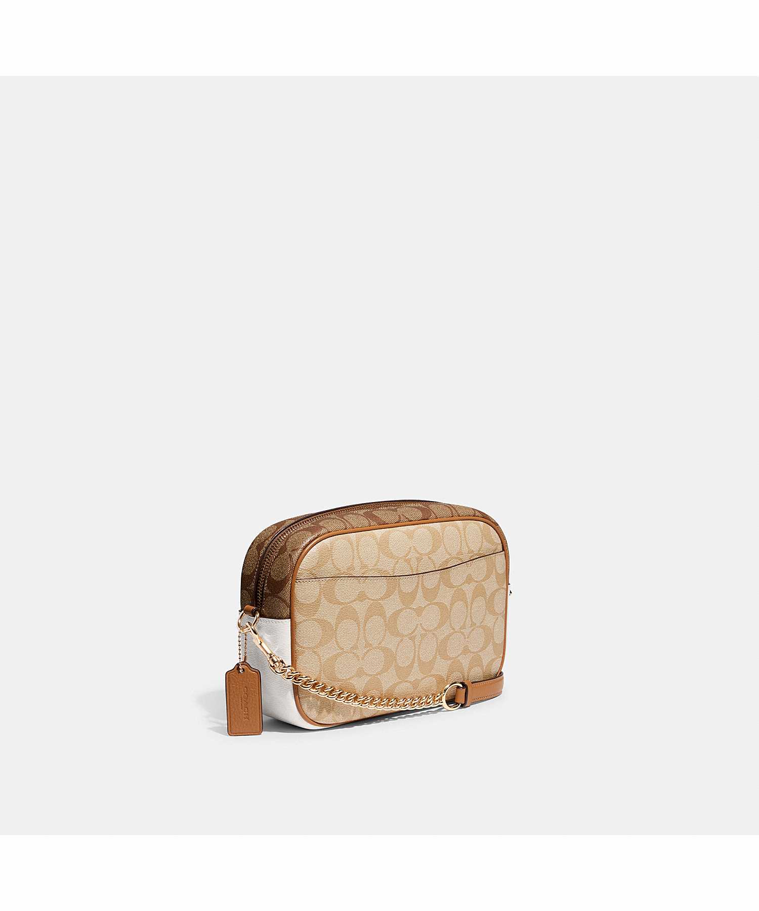 COACH JAMIE CAMERA BAG IN BLOCKED SIGNATURE CANVAS CA172 IMOTV | LINE ...