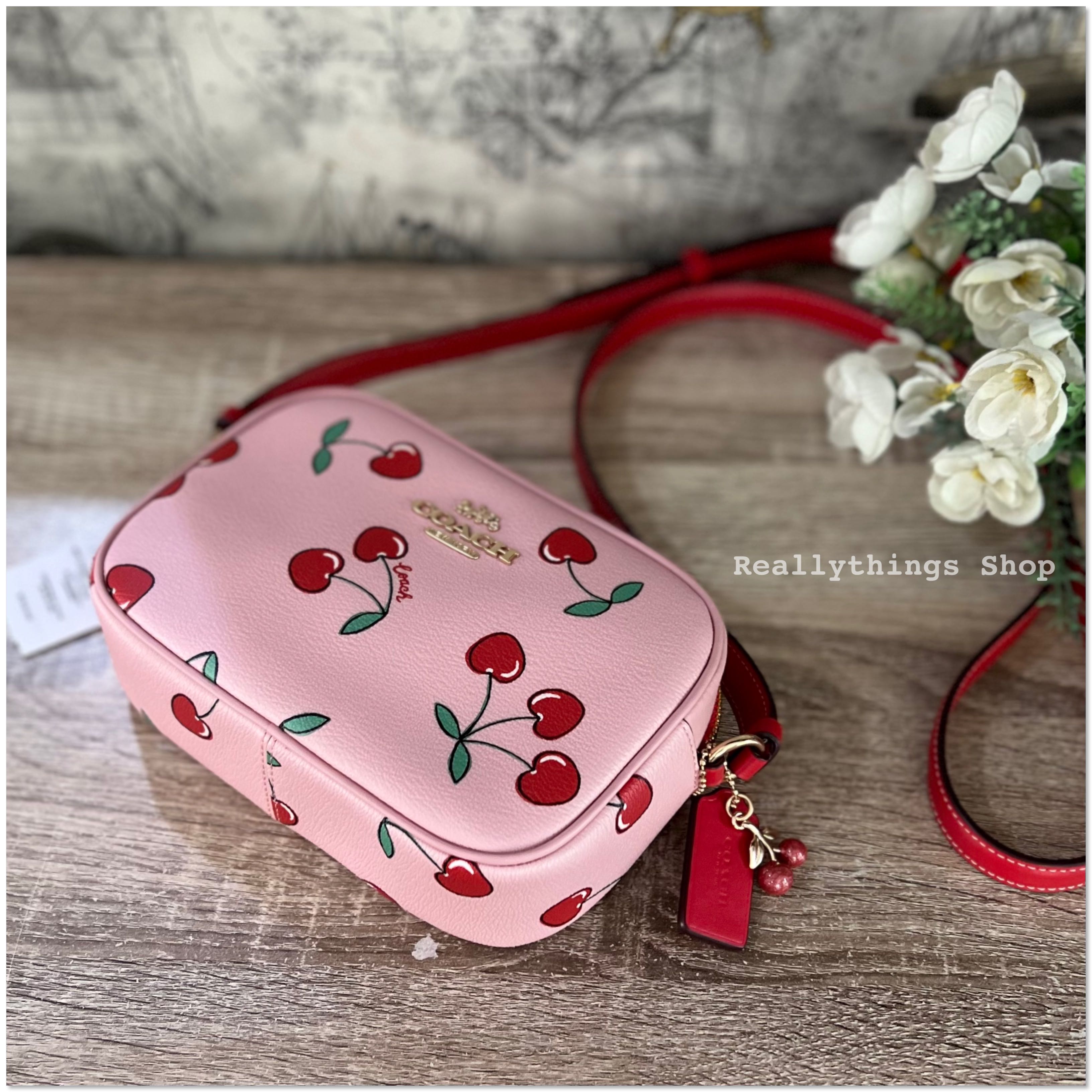 กระเป๋า Coach Heart Cherry Mini Jamie Camera Bag (charmเชอรี่) | LINE ...