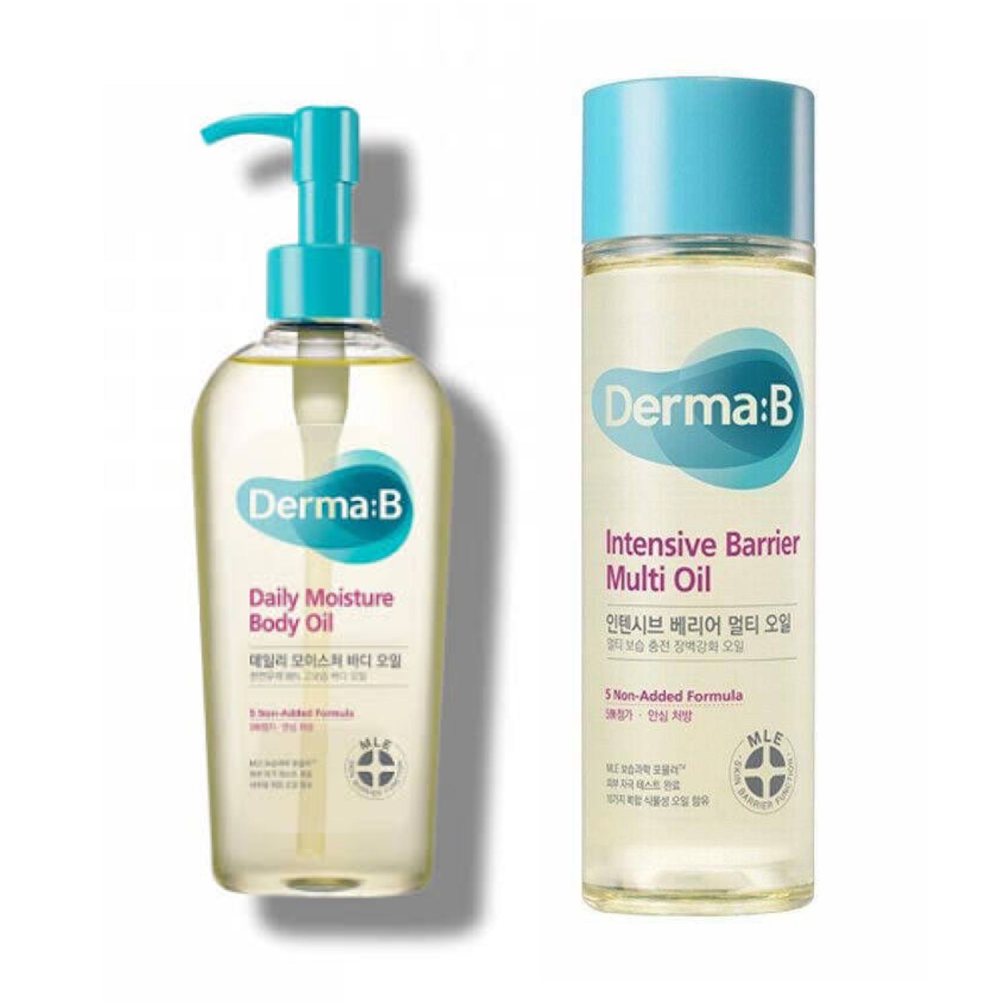 Derma:B Intensive Barrier Multi Oil 135ml. & Derma:B daily moisture ...