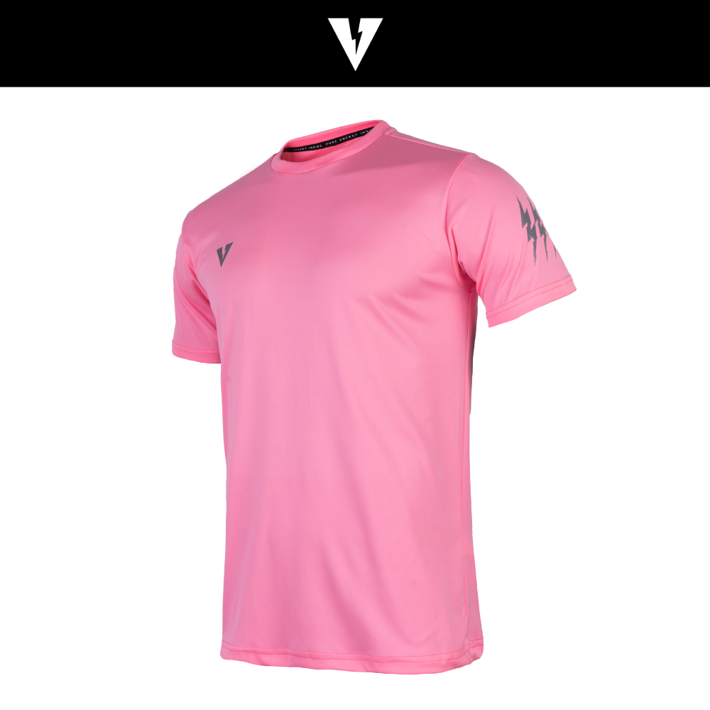 VOLT ACCE 004 TRAINING SHIRTS NEON PINK เสื้อกีฬาเทรนนิ่ง แขนสั้น ...