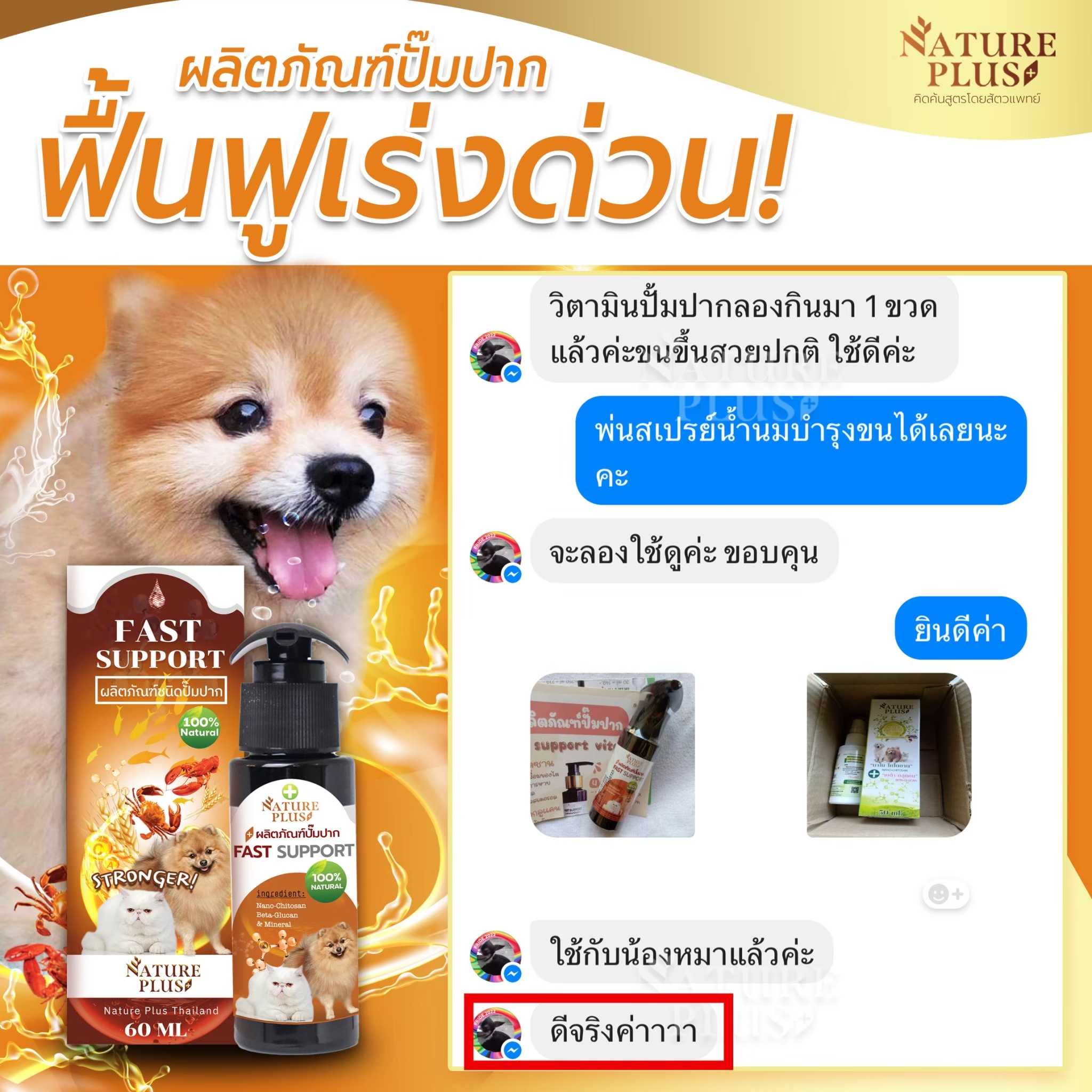 ผลิตภัณฑ์ปั๊มปาก Fast support - NaturePlus | LINE SHOPPING