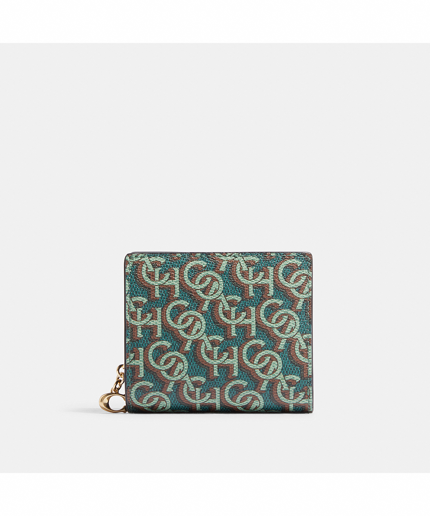 COACH SNAP WALLET WITH SIGNATURE MONOGRAM PRINT CF522 IMGRN | LINE SHOPPING