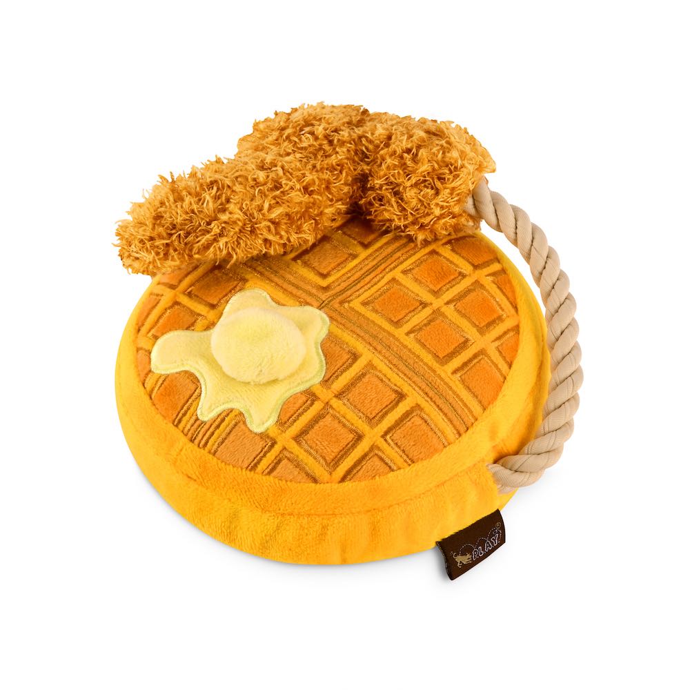 PLAY Chicken & Woofles Rope & Plush Dog Toy | LINE SHOPPING