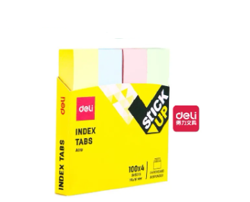 Deli กระดาษโน๊ต 76 X 19 MM NO.A11002 พาสเทล | LINE SHOPPING