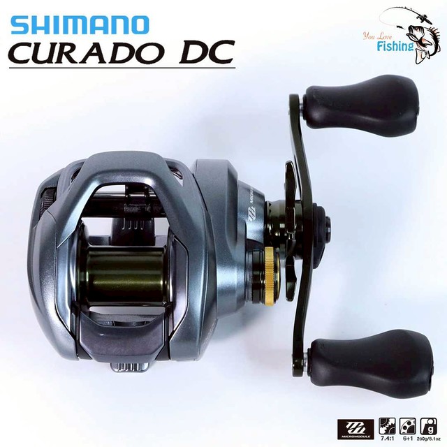 รอกหยดน้ำ SHIMANO CURADO DC มี 200HG ขวา/201 HG ซ้าย แขนโลหะ ระบบหน่วง ...