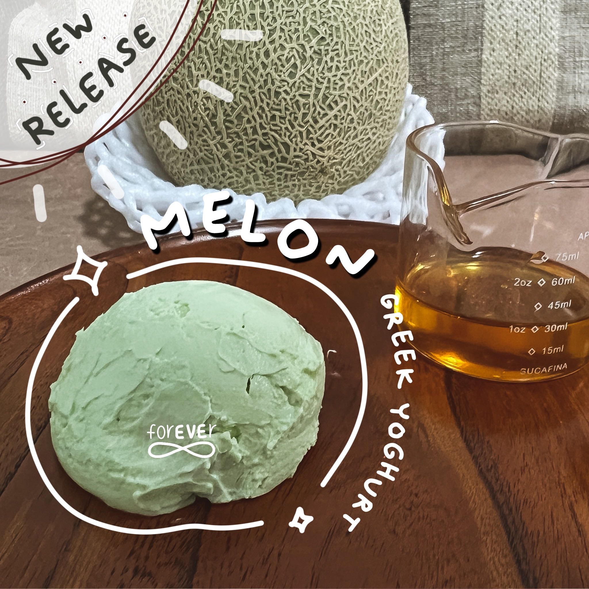 Melon Greek yoghurt | LINE SHOPPING