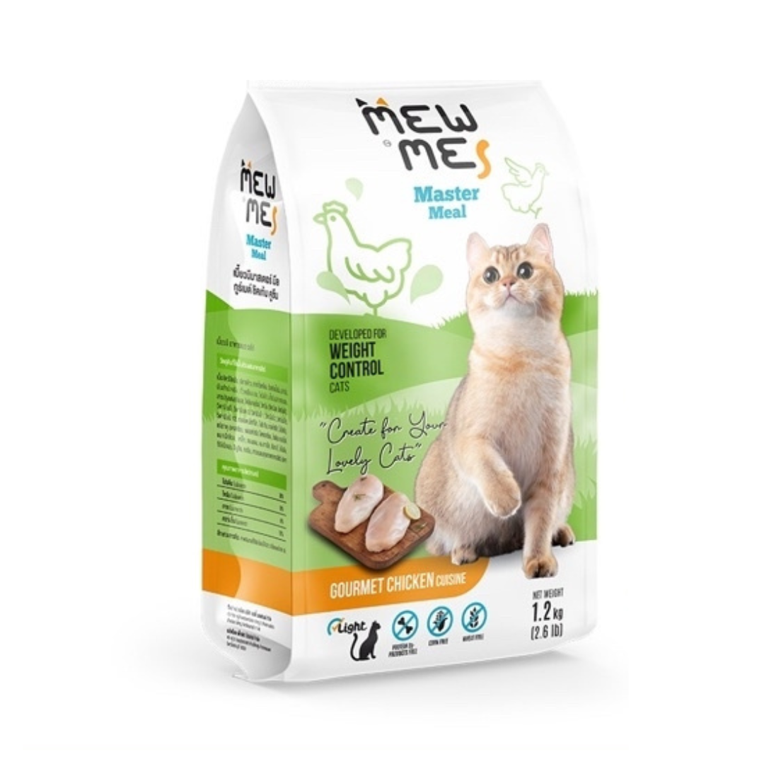 Mew Me เมี้ยวมี อาหารสำหรับแมว รสไก่ 1.2 kg. | LINE SHOPPING