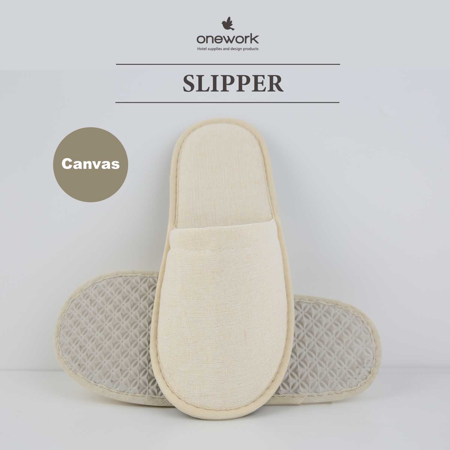 [ขายส่ง] วันเวิร์ค รองเท้าผ้าแคนวาส 28 ซม. Onework Canvas Slipper 28 cm. Slipper Boutique | LINE ...