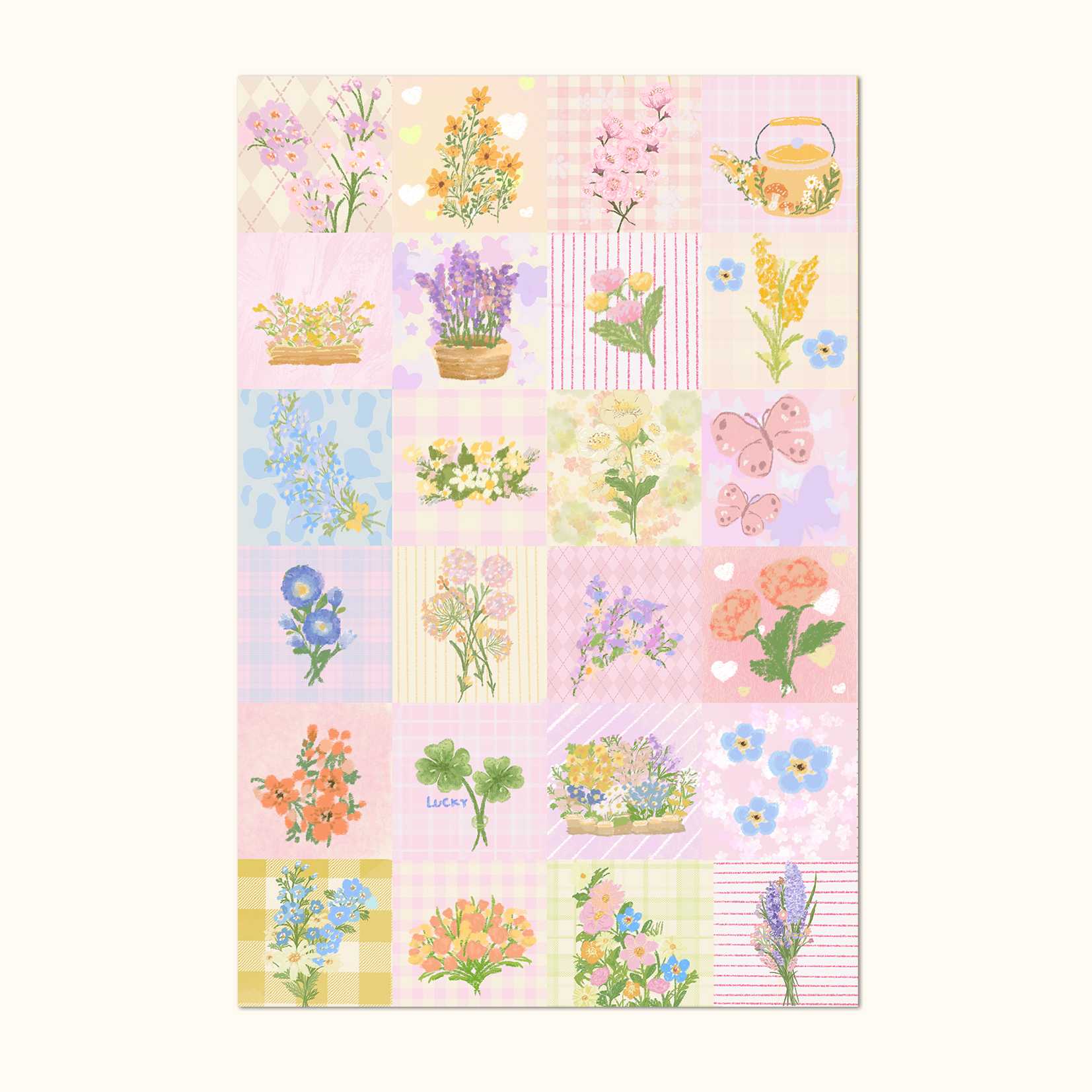 Artprint Postcard [Cute pattern] | LINE SHOPPING