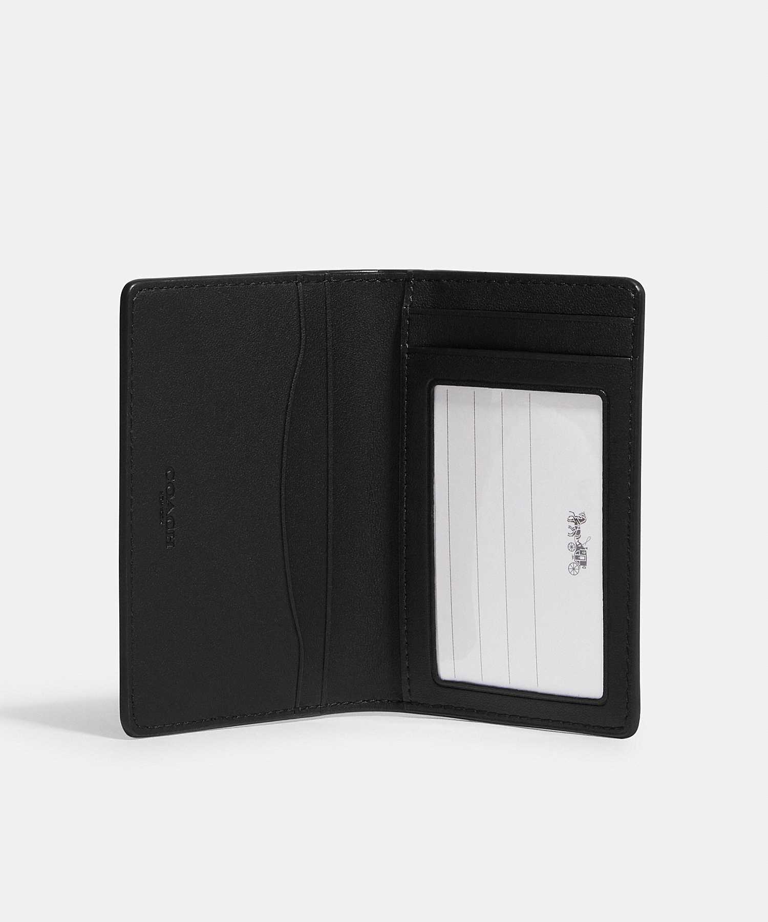 COACH ID WALLET IN SIGNATURE CANVAS CJ753 QBMI5 | LINE SHOPPING