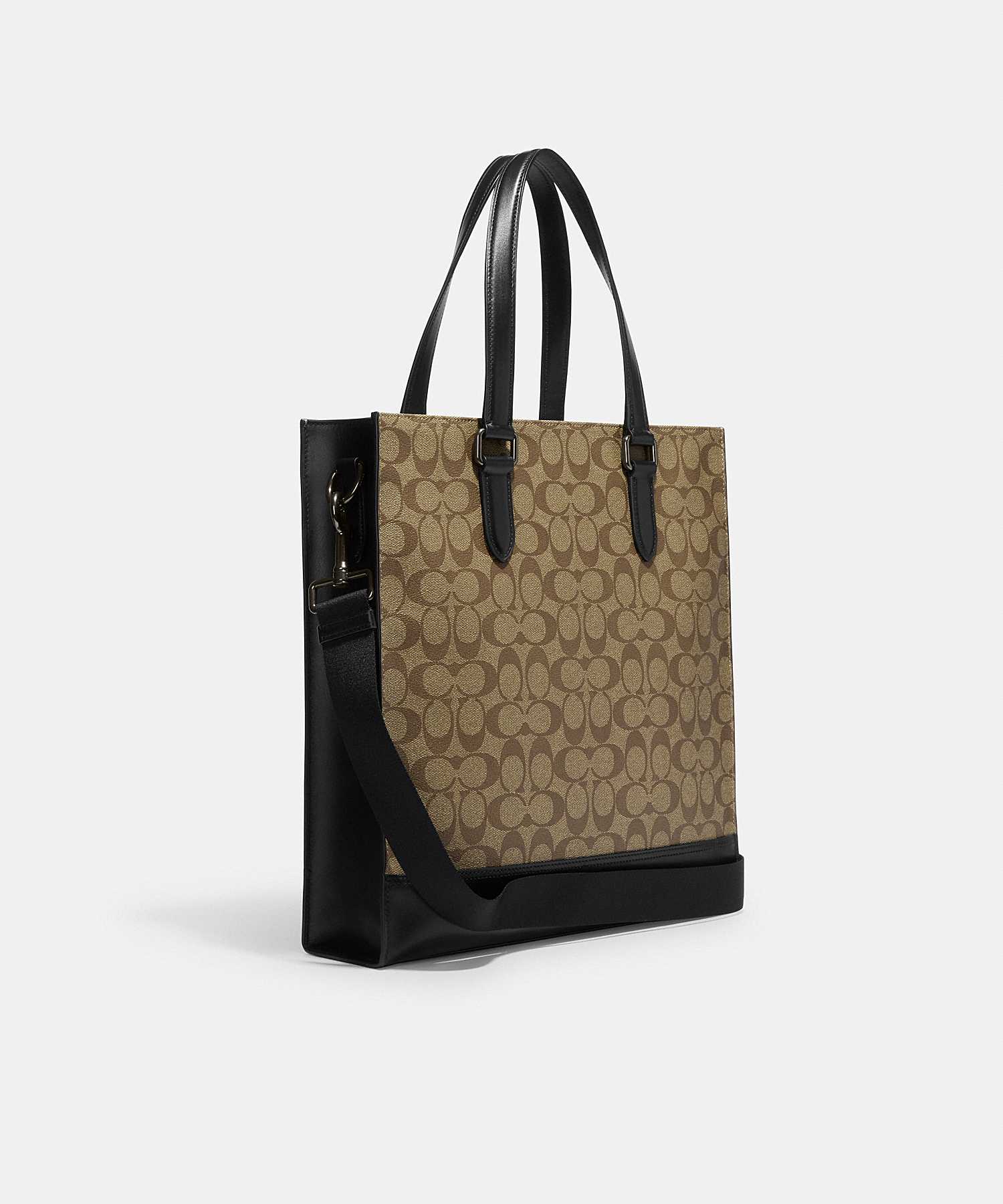 COACH GRAHAM STRUCTURED TOTE IN SIGNATURE CANVAS C3232 QBKHA | LINE ...