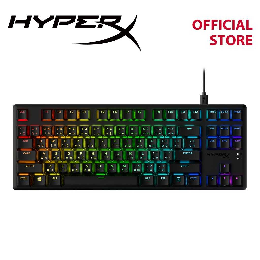 Hyper X Alloy Origins Core PBT- Mechanical Gaming Keyboard, PBT, RGB ...
