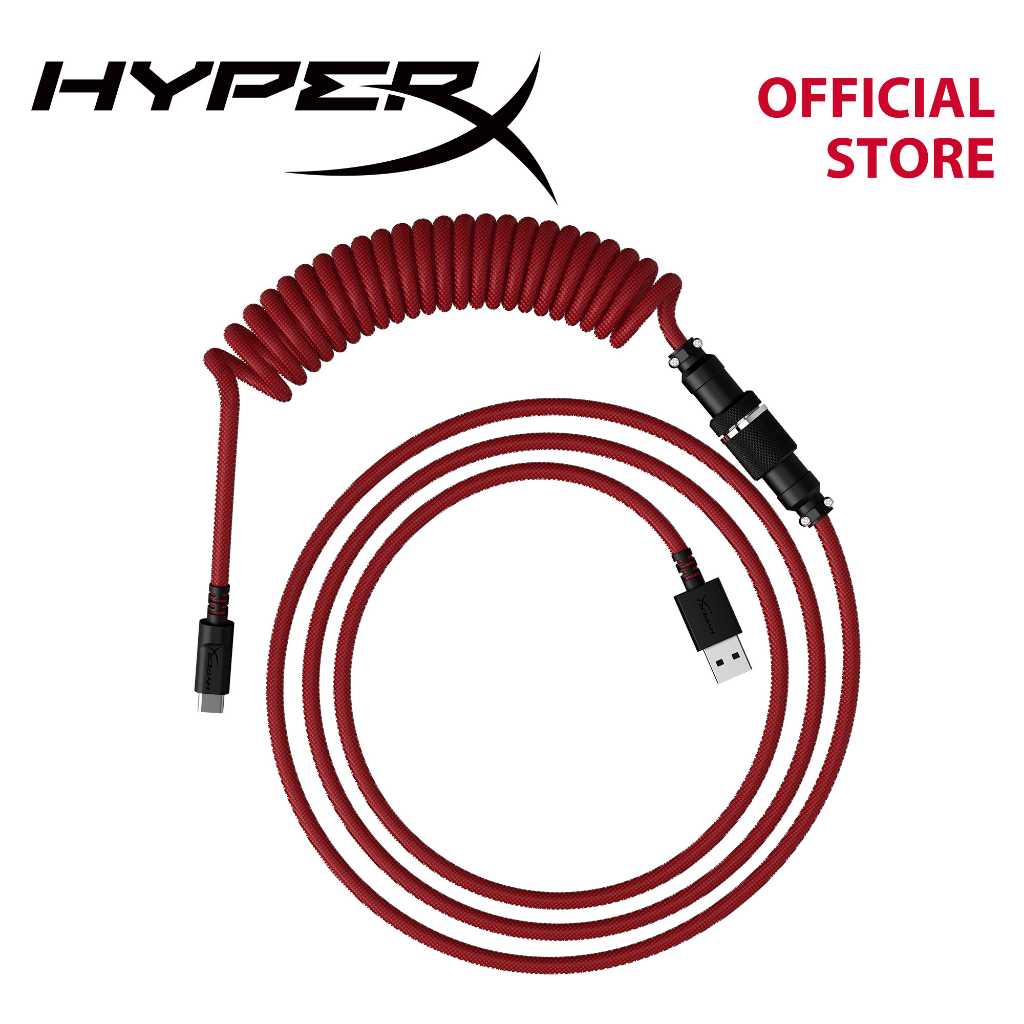 Hyper X Coiled Cable- Durable coiled cable, Stylish design, 5-Pin ...