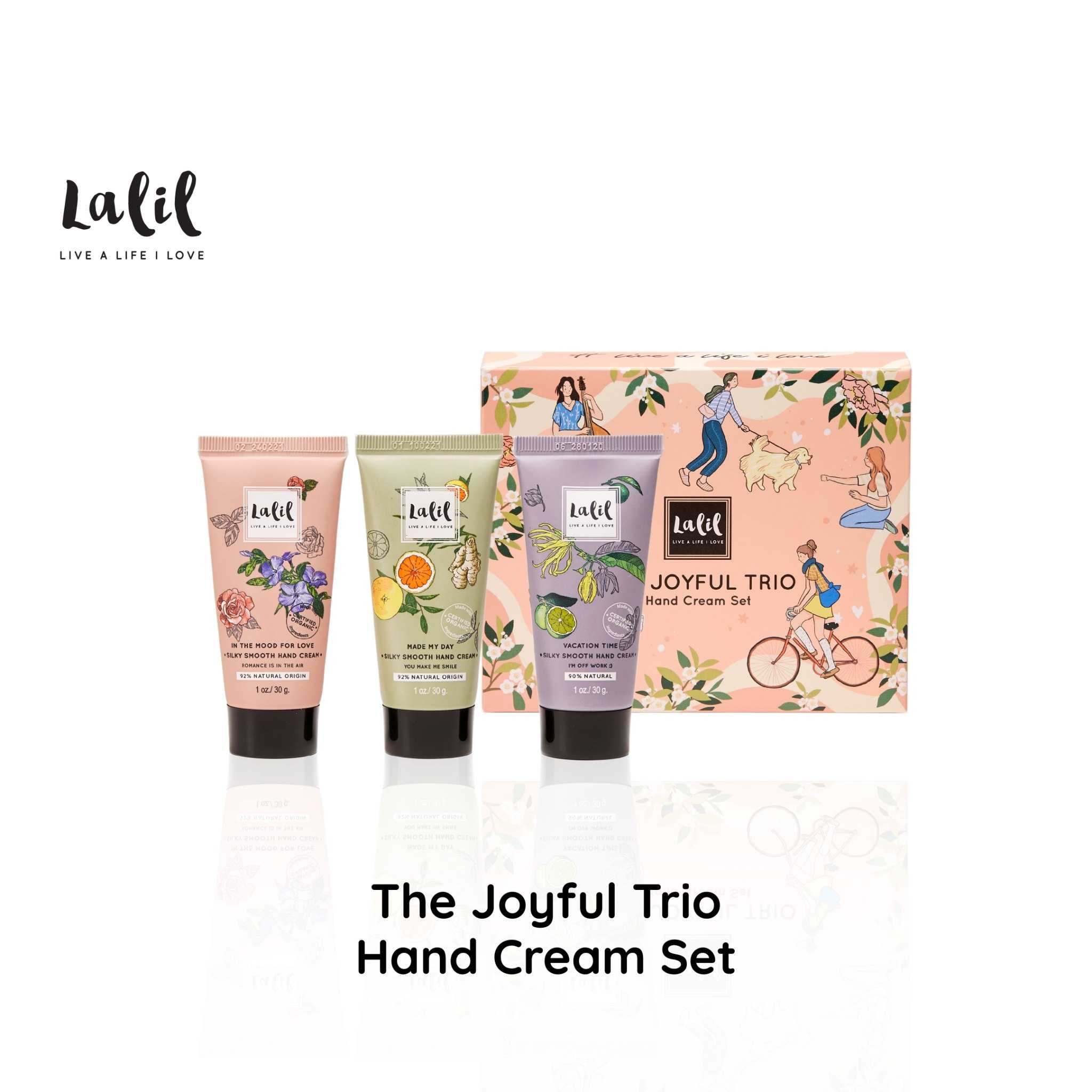 Lalil The Joyful Trio Hand Cream Set (3 pcs.) เซตครีมทามือนุ่ม 3 ชิ้น ...