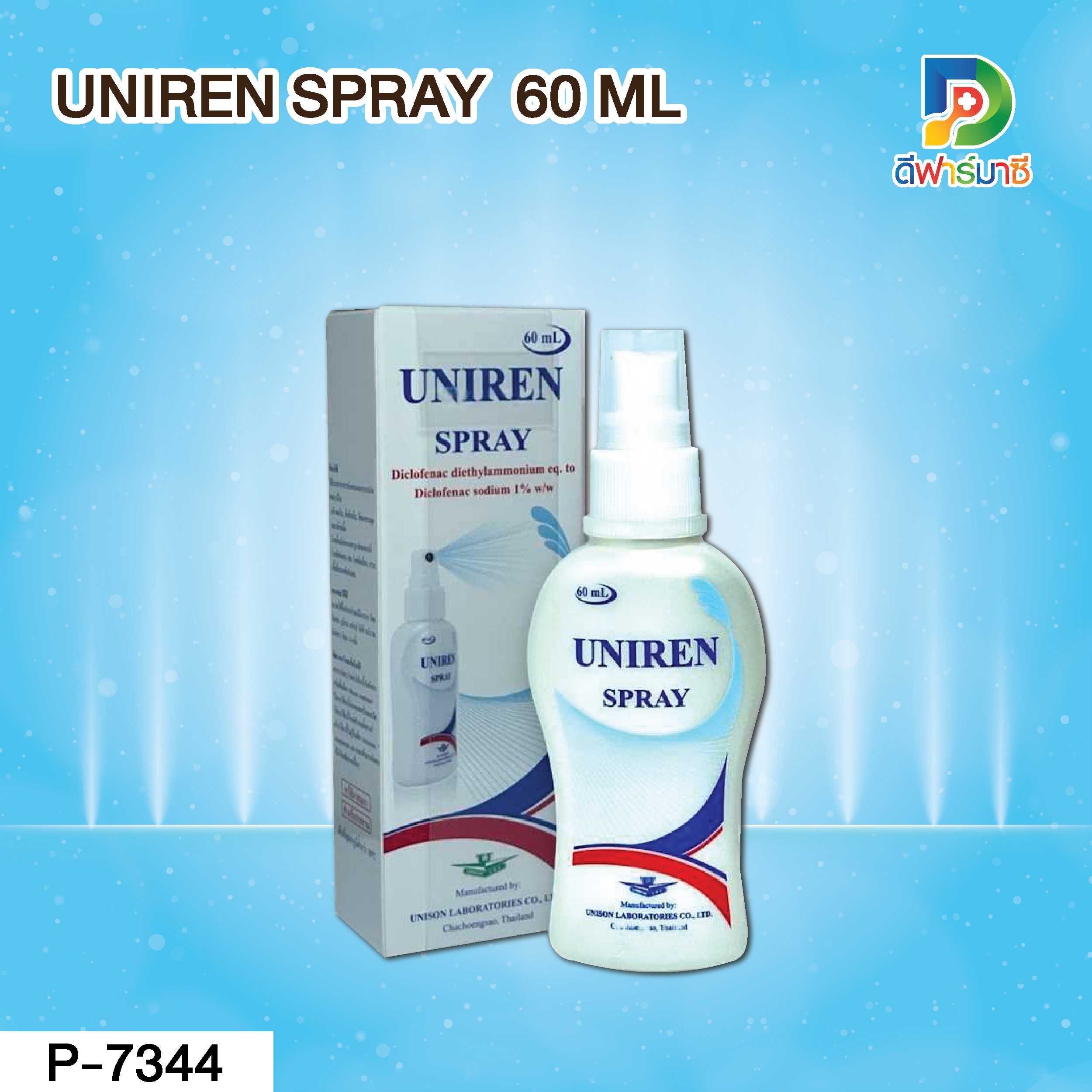 UNIREN SPRAY 60 ML LINE SHOPPING