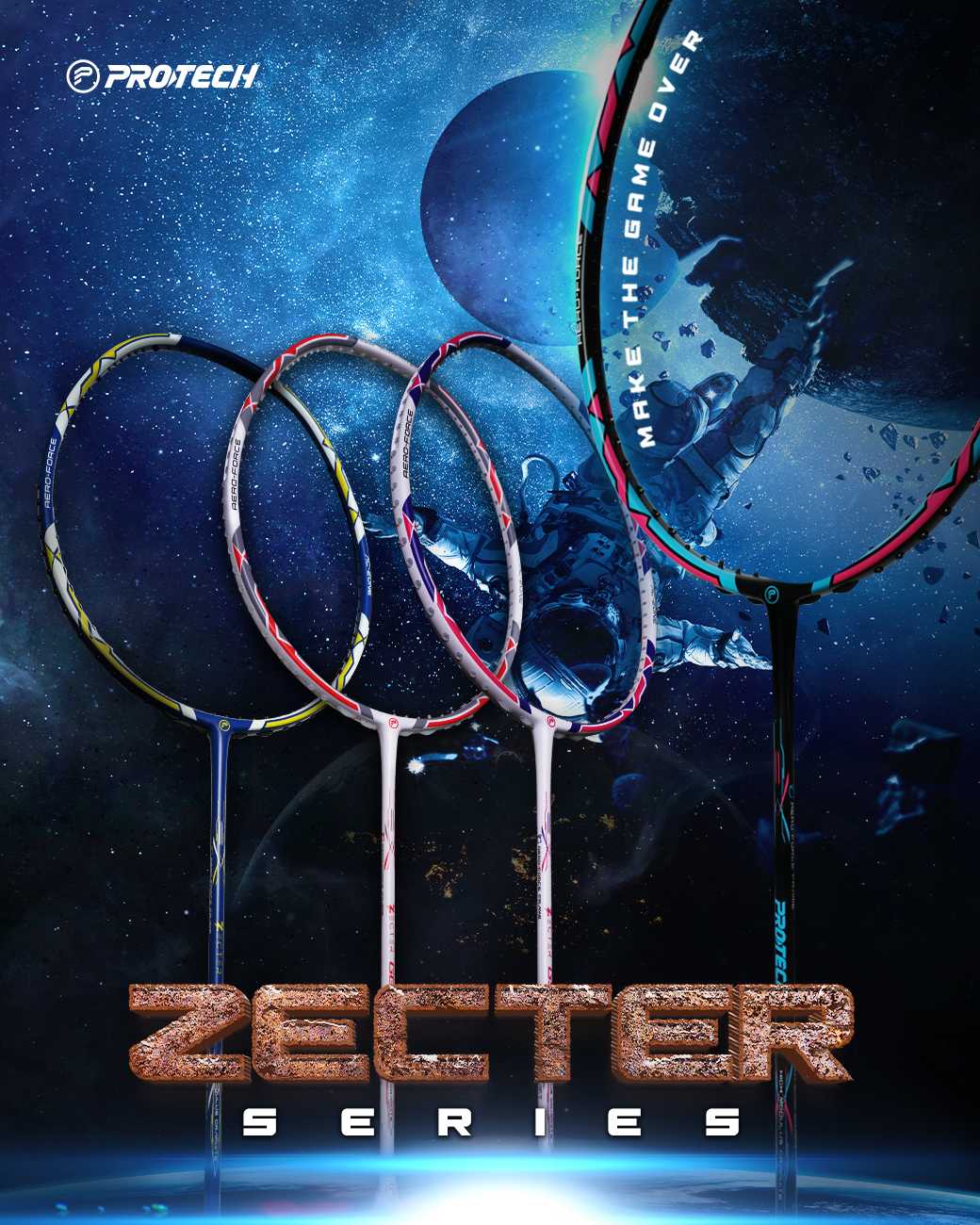 Protech Sports ไม้แบดมินตัน รุ่น Zecter G3 | LINE SHOPPING