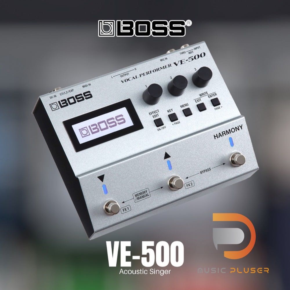 Boss VE-500 เอฟเฟคใช้ได้ทั้งร้องและกีต้าร์ในตัวเดียว ระบบเสียง 32 บิท ...