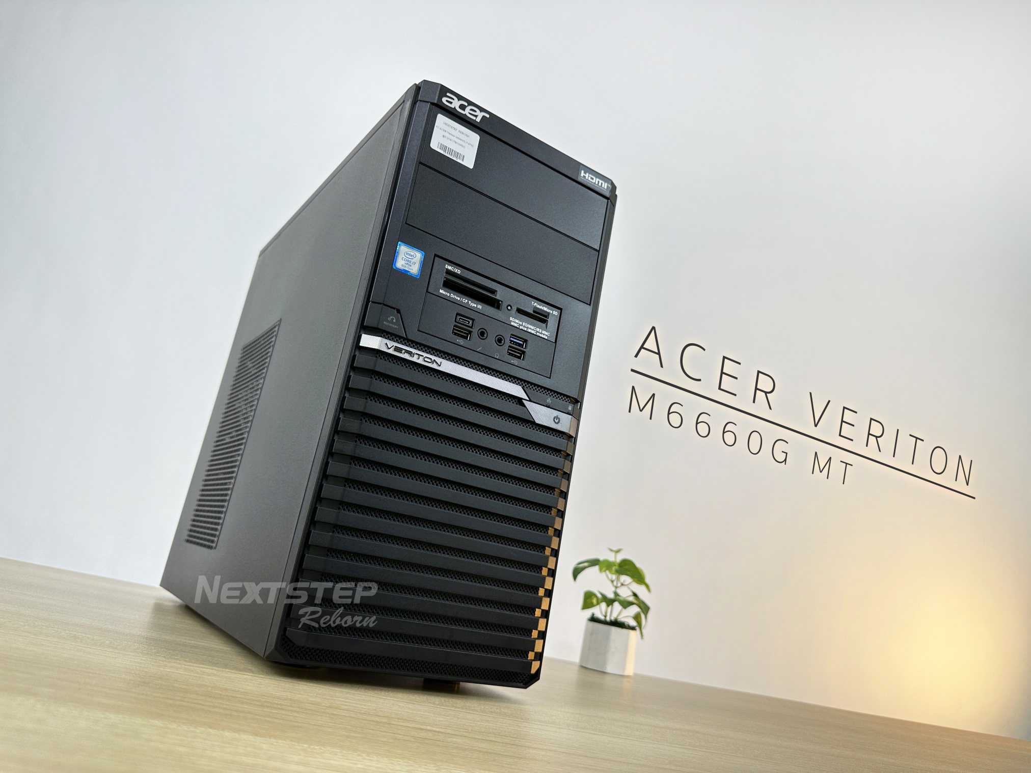 (คอมมือสอง) Acer Veriton M6660G i7-8700 Ram 16GB HDD1TB UHD630 Monitor ...