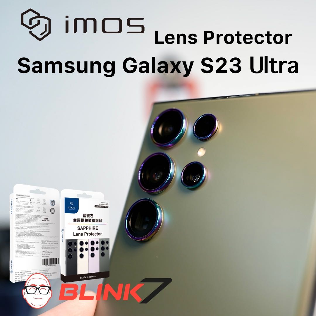 กระจกกันเลนส์กล้อง iMos Lens Protector Samsung Galaxy S23 Ultra | LINE SHOPPING