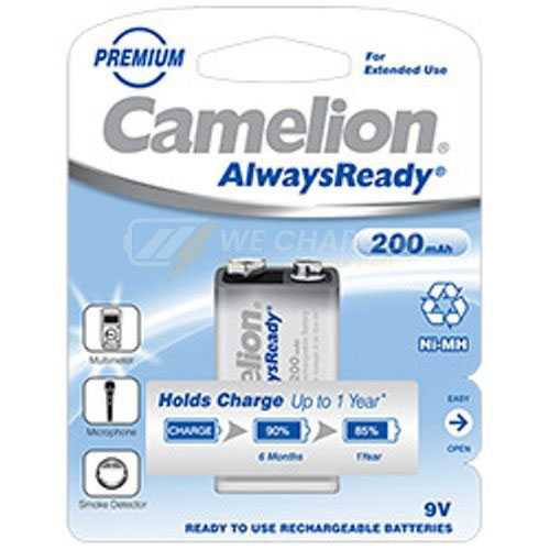 ถ่านชาร์จ 9V Camelion alway ready (eneloop) 200mAh | LINE SHOPPING