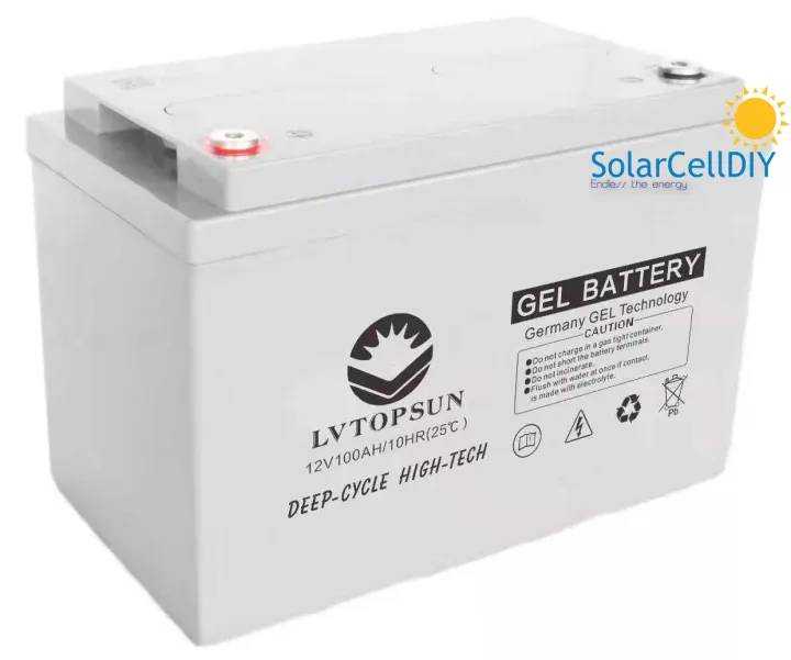 LV topsun deep cycle gel 12V 50A-200A (แบตเตอรี่) | LINE SHOPPING