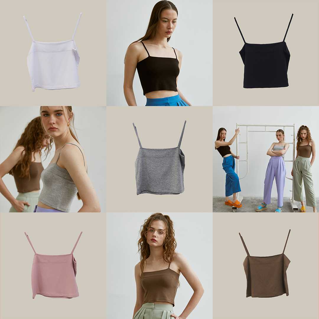 maison KEEPS | Vertical 'dual maison' Tank เสื้อกล้าม เสื้อเบสิค หลัง ...