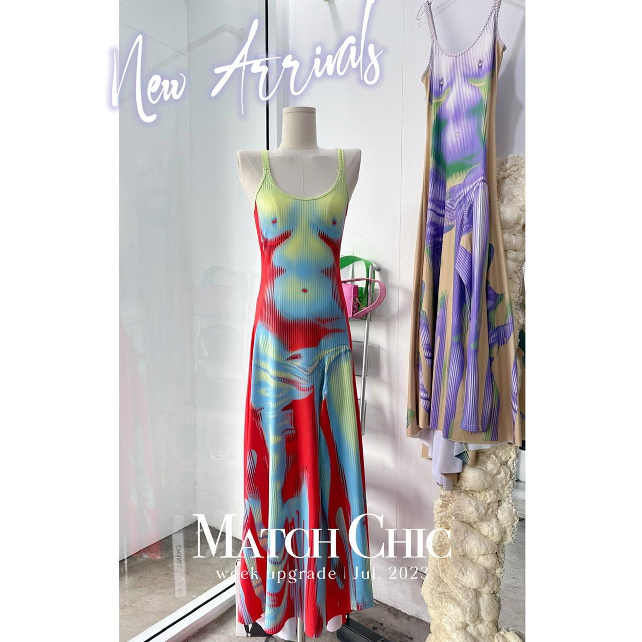 3D Human Body : Maxi Dress | LINE SHOPPING
