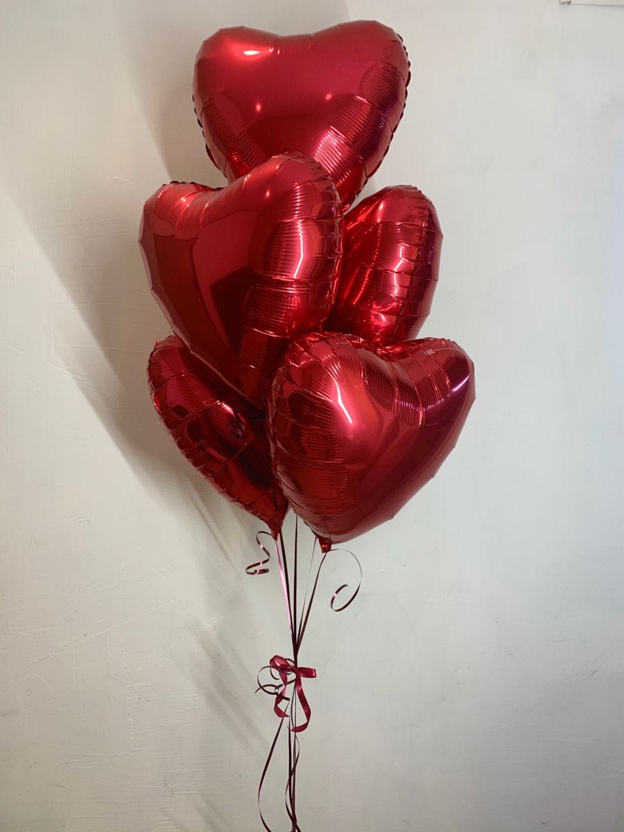 1 Big Red Heart Shape with set of 10 Balloons | LINE SHOPPING