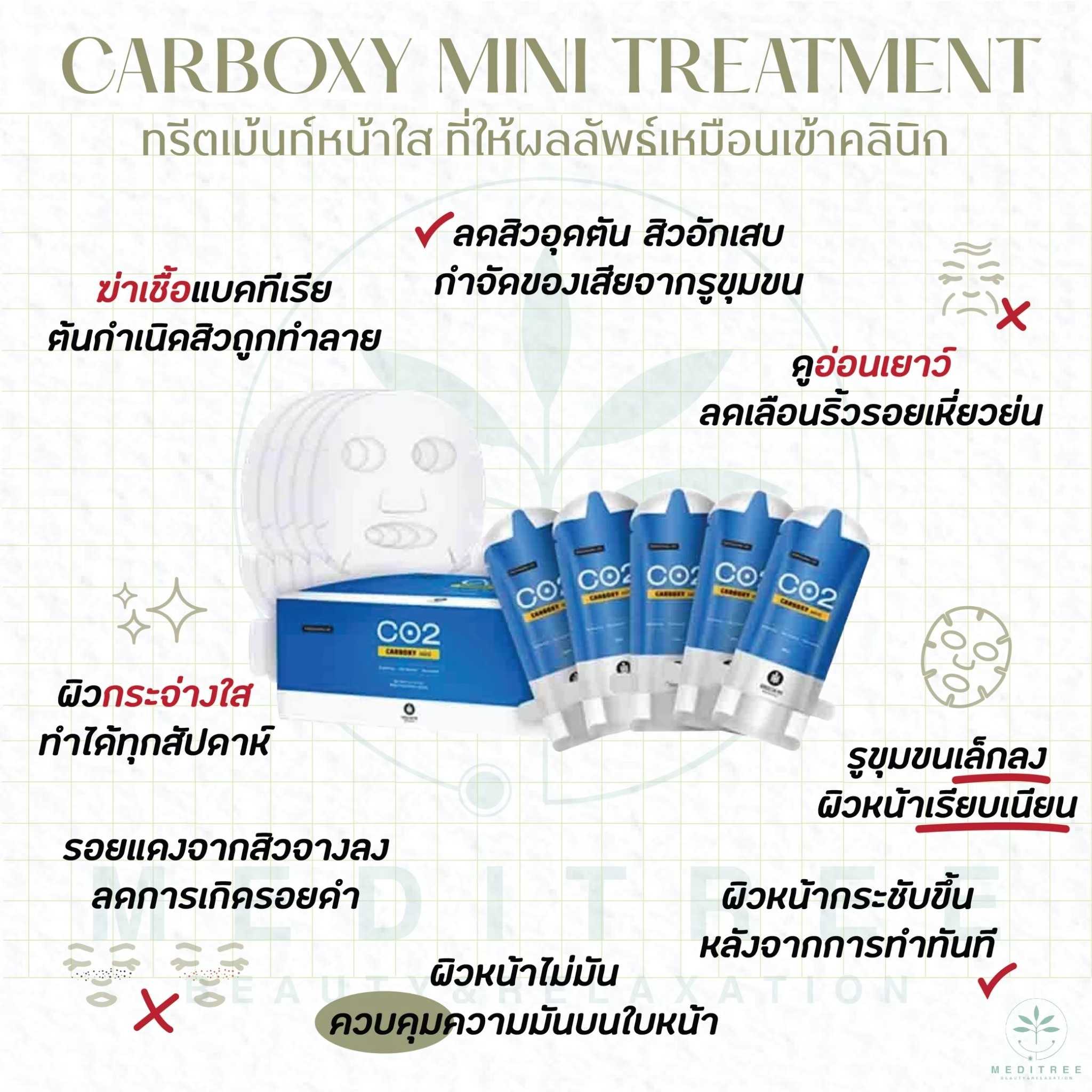 RIBESKIN - CO2 carboxy mini treatment ( 1 Set x 5 times) เติมoxygenให้ ...