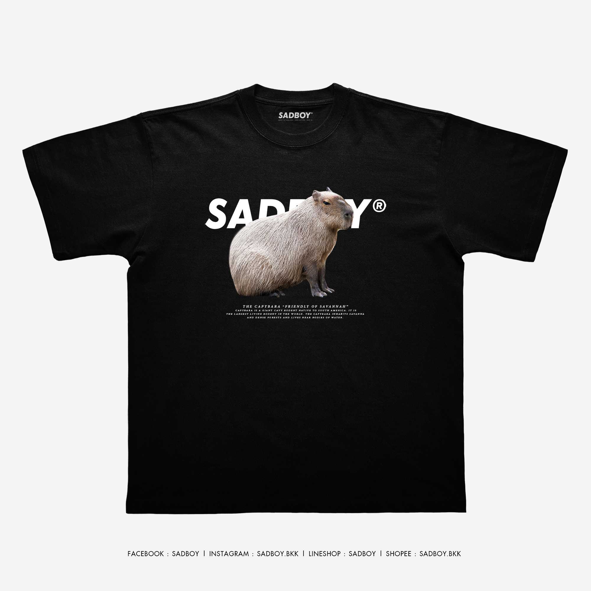 SADBOY® | Capybara | Semi-Oversized | 100% Organic Cotton | LINE SHOPPING