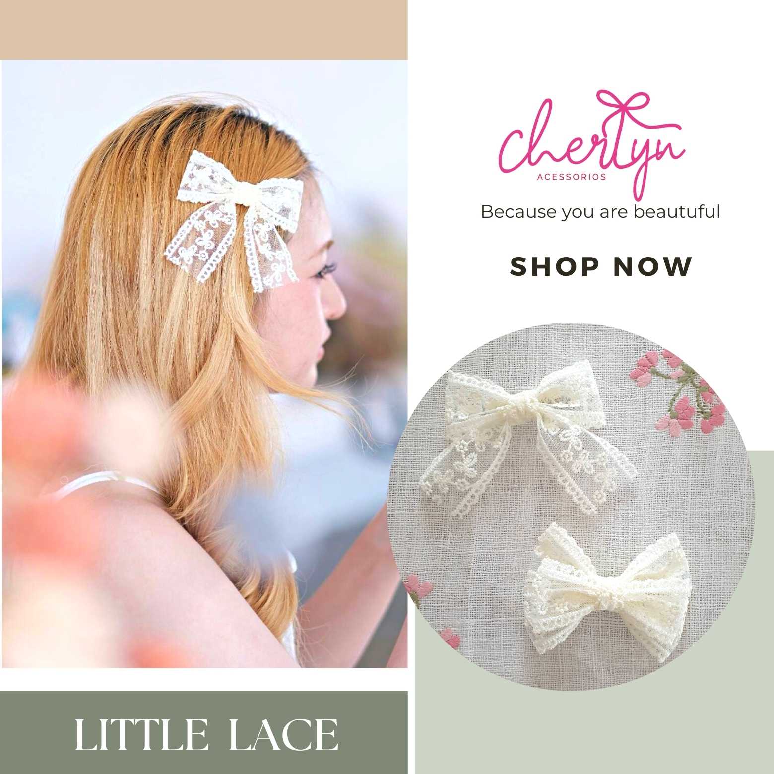 Little lace ลิตเติ้ลเลซ โบลูกไม้ Cherlyn เชอร์ลีน | LINE SHOPPING