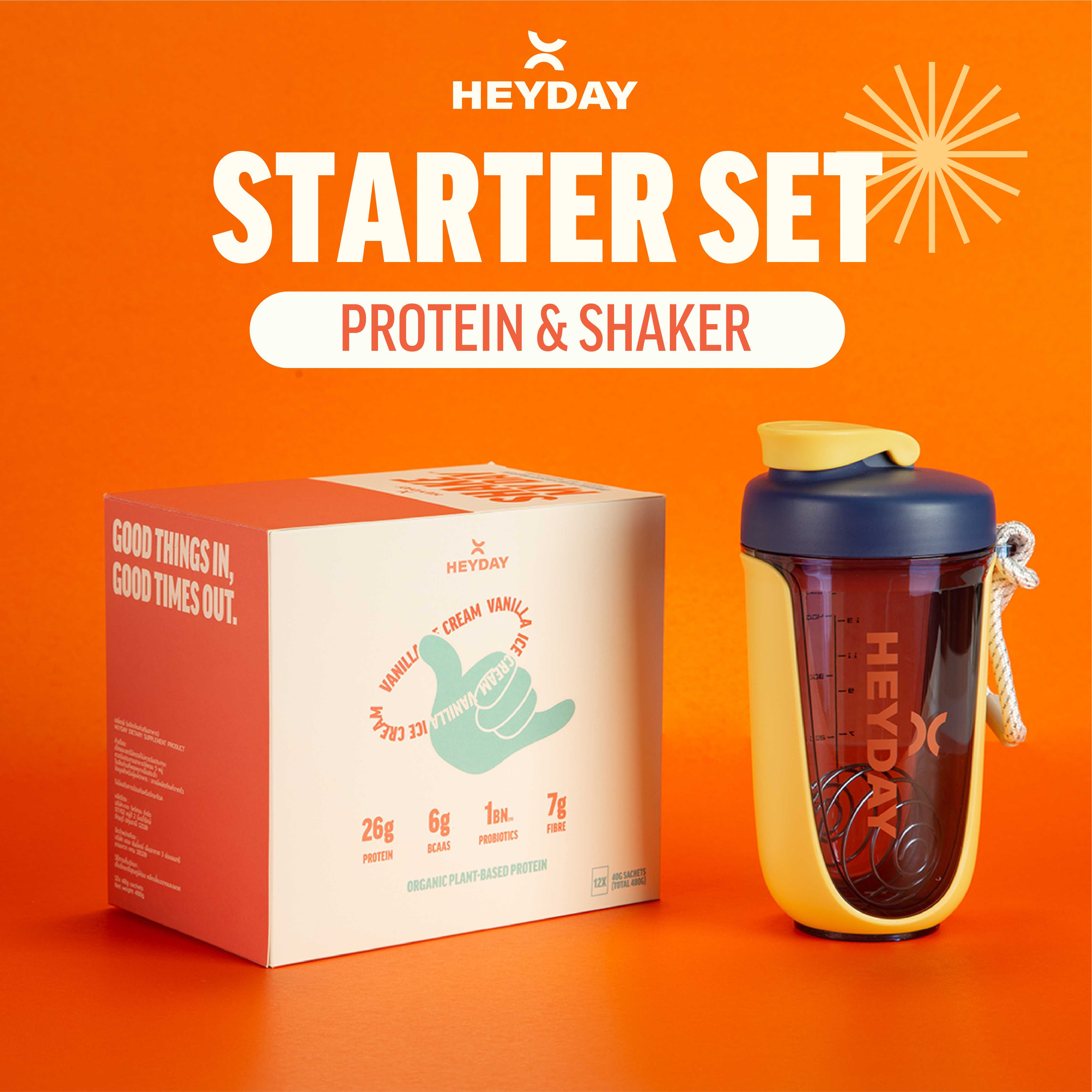 Starter Set: Shake My Day Protein + Shaker | LINE SHOPPING