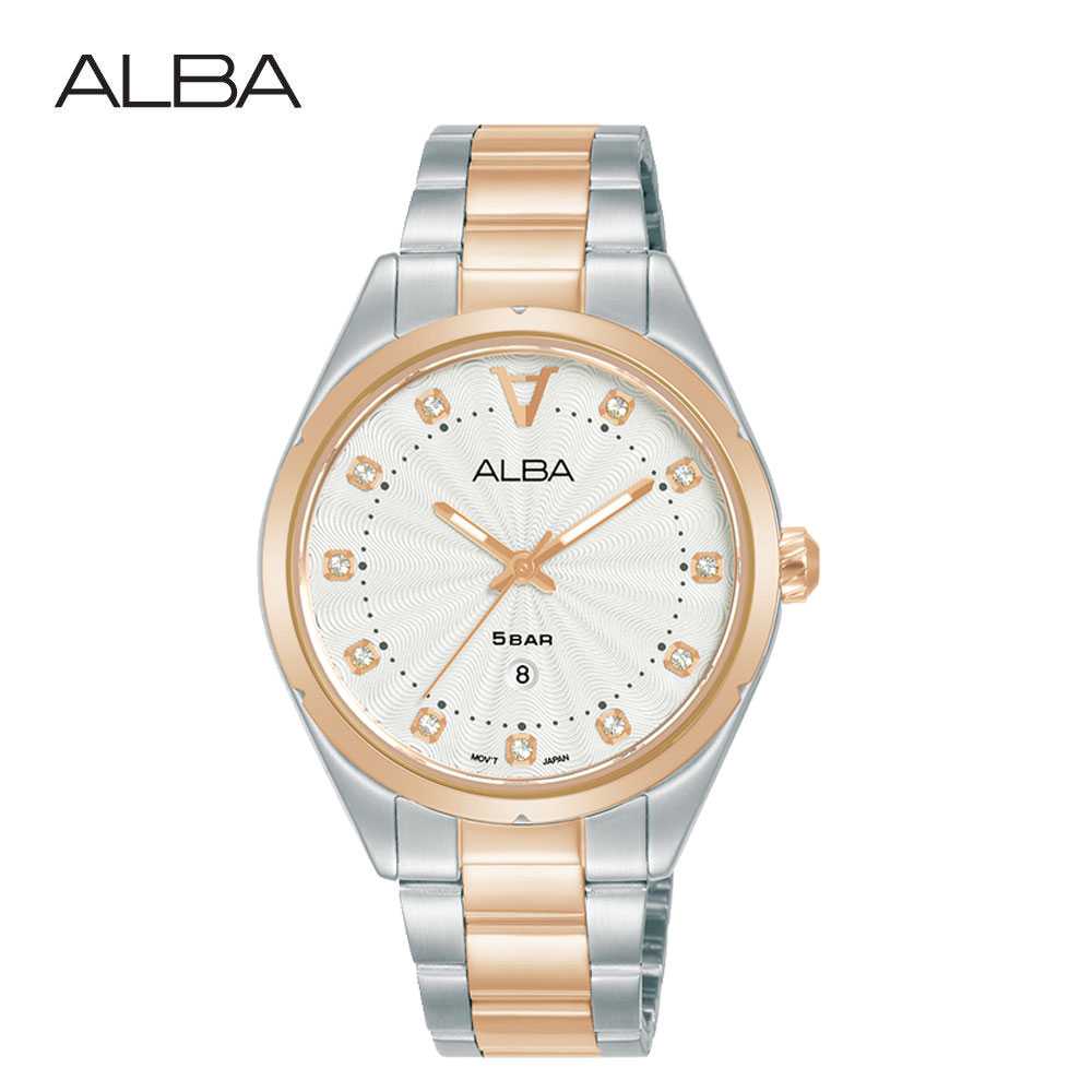 ALBA นาฬิกาข้อมือผู้หญิง Signa Quartz รุ่น AH7AX8X | LINE SHOPPING