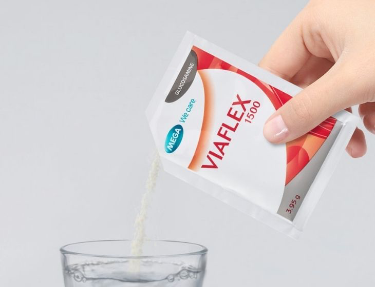 Mega We Care Viaflex 1500 mg 30 ซอง ลดการอักเสบข้อกระดูก ช่วยให้กระดูก ...