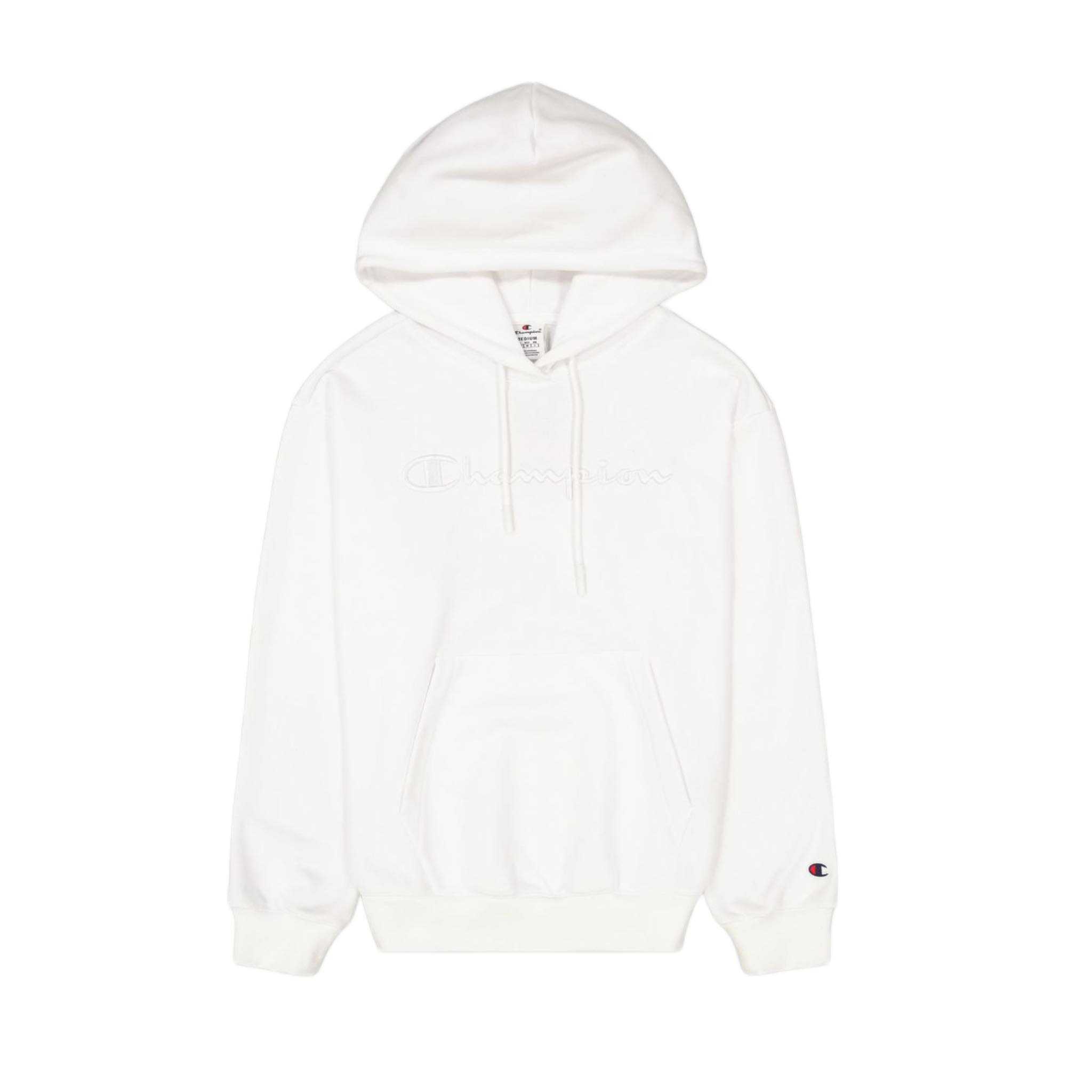 CHAMPION SCRIPT LOGO COTTON FLEECE HOODIE | LINE SHOPPING