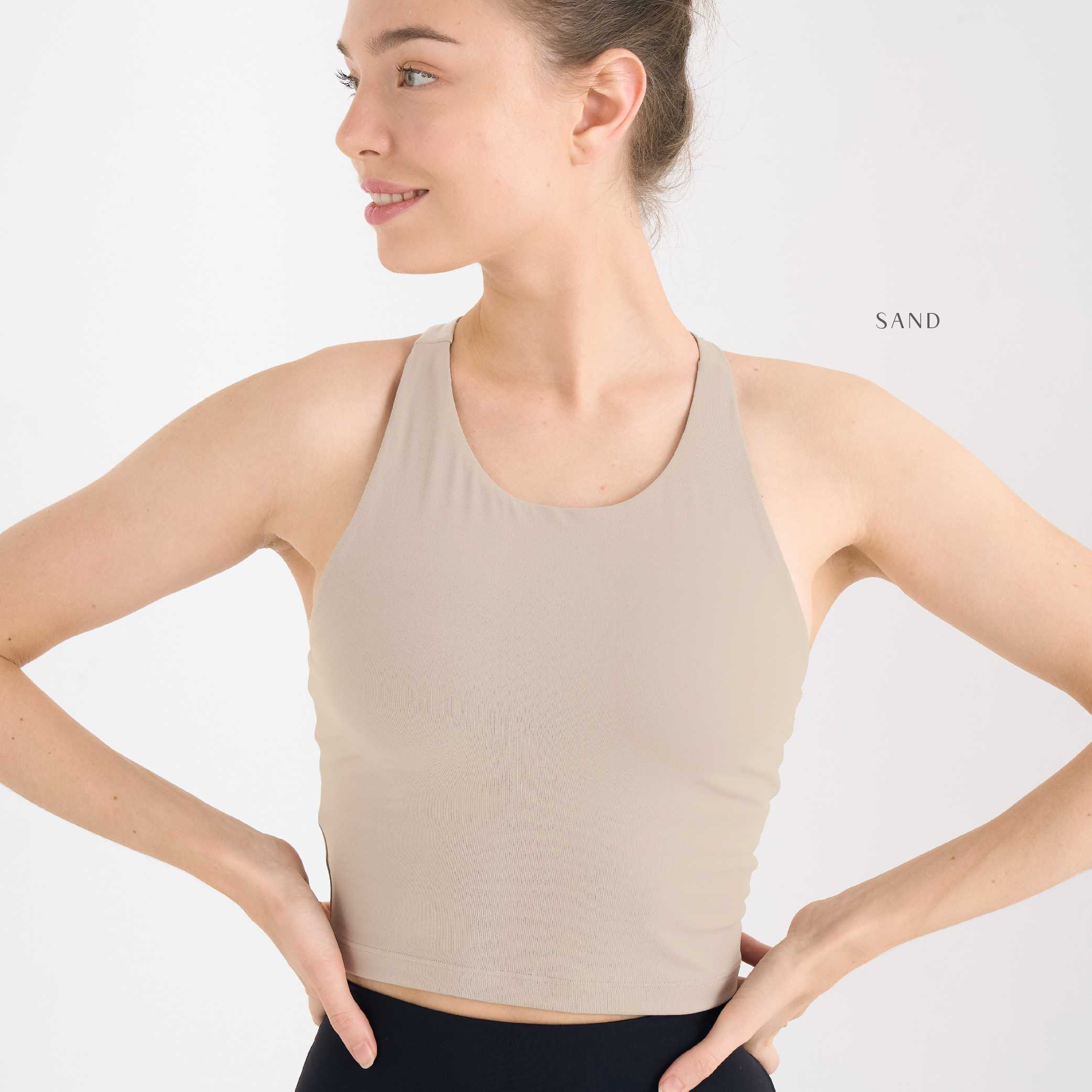 LIGHT HUG Tank Top with Support Bra เสื้อกล้ามเสริมซัพพอร์ทบรา รุ่น ...