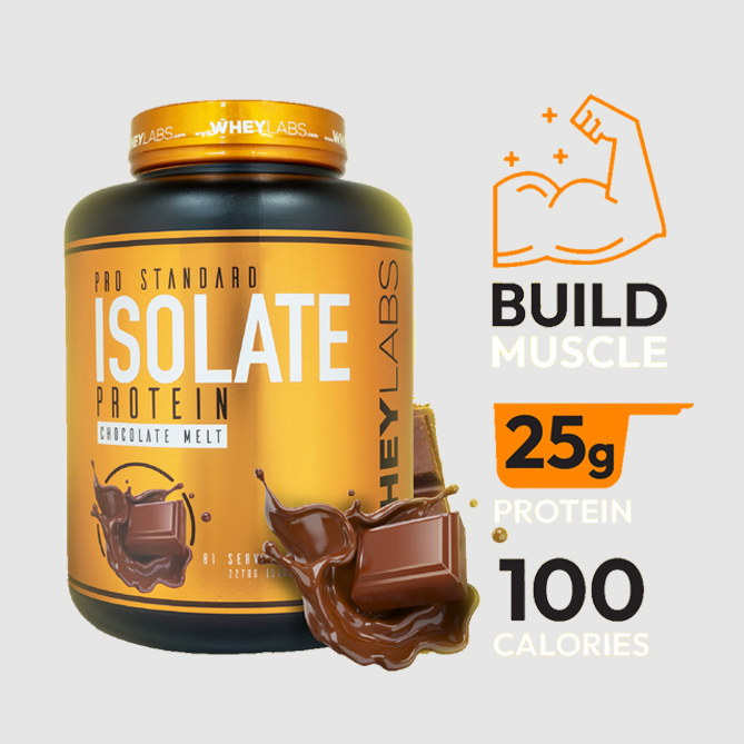 Whey Labs 100% Isolate Whey Protein 5lbs- เวย์โปรตีนไอโซเลตเสริมสร้าง ...