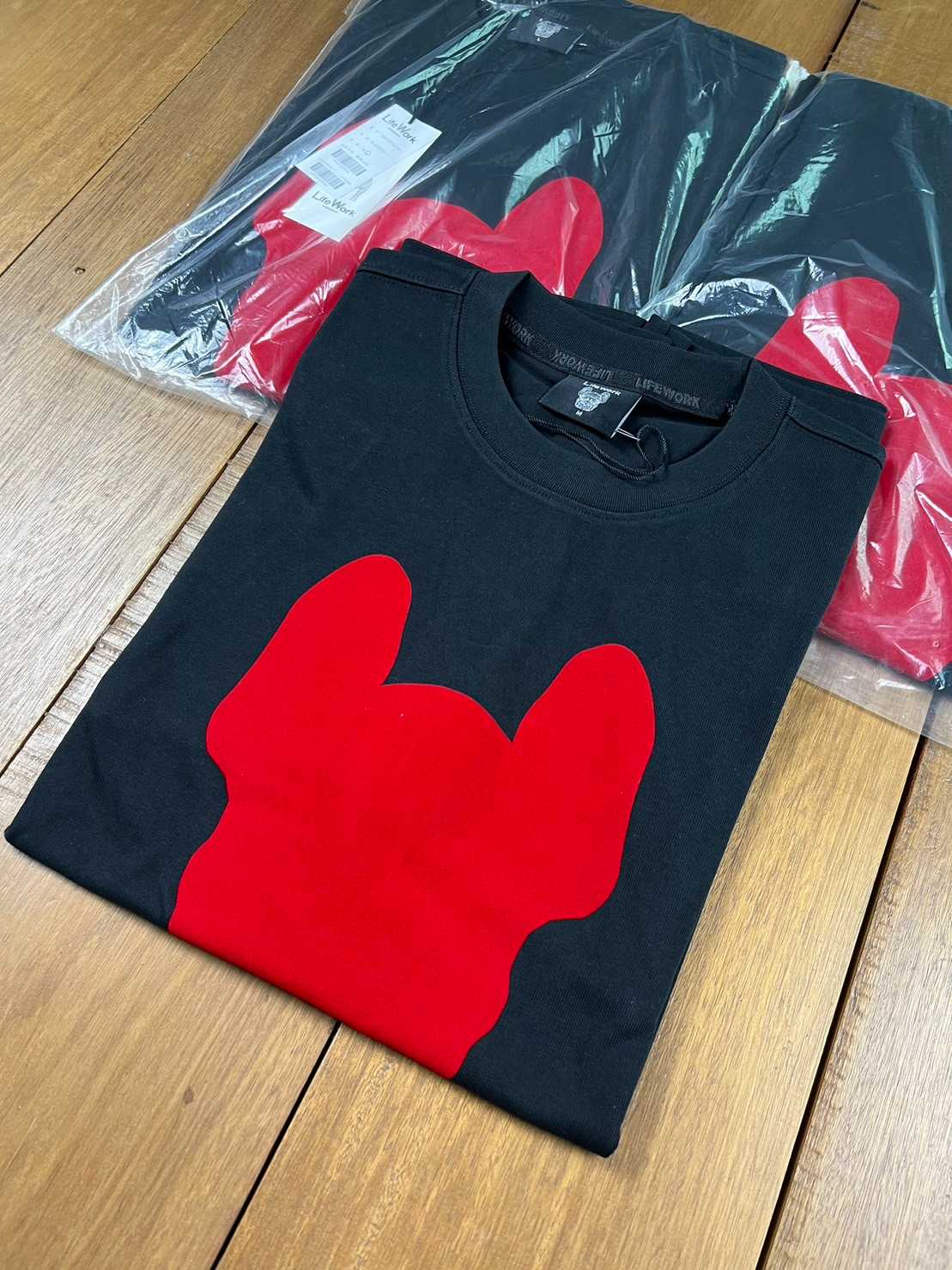 📌(ทักเชทก่อนสั่งซื้อ) LIFE WORK T-SHIRT | LINE SHOPPING