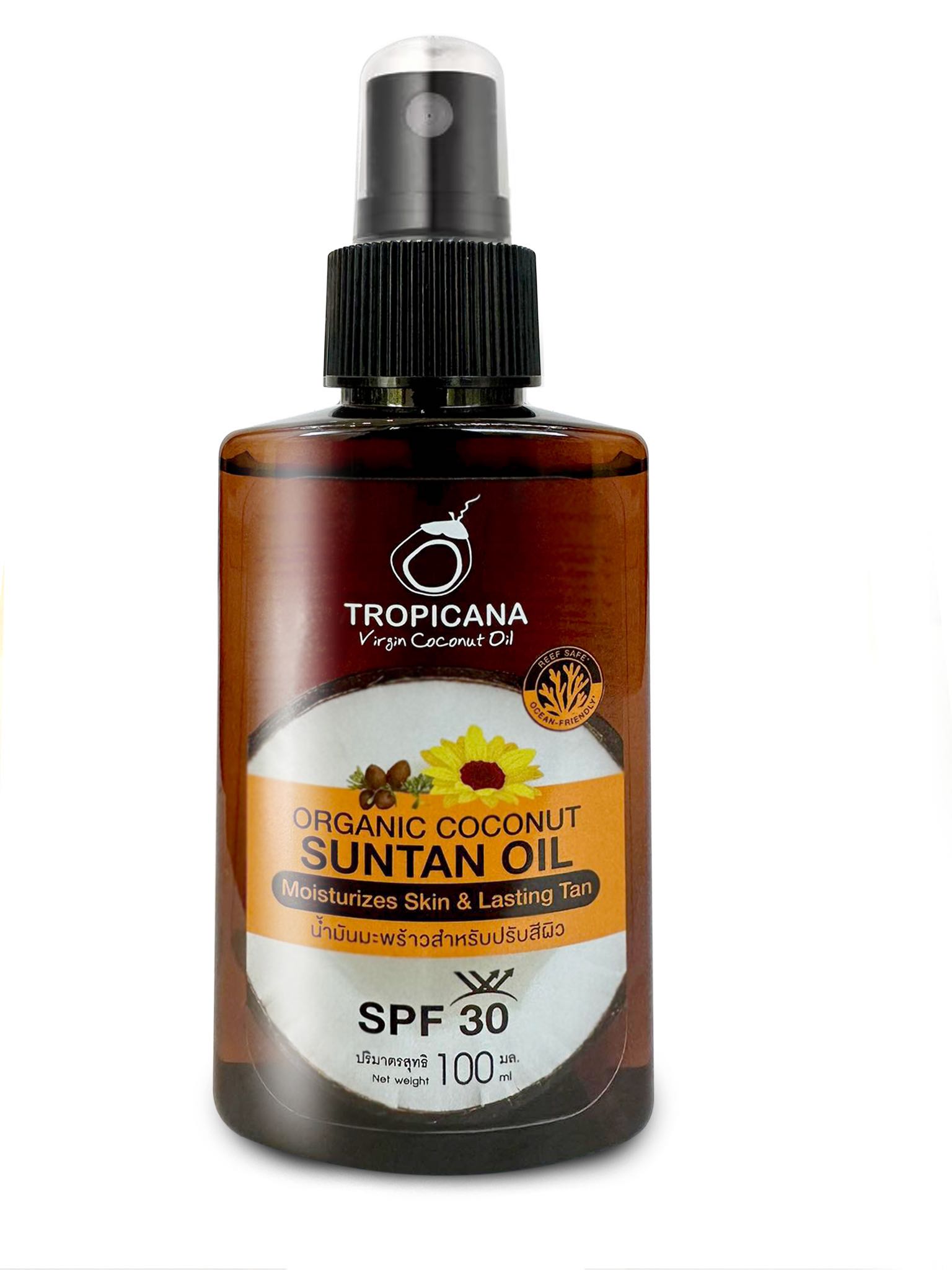 Organic coconut sun tan oil SPF30 | LINE SHOPPING